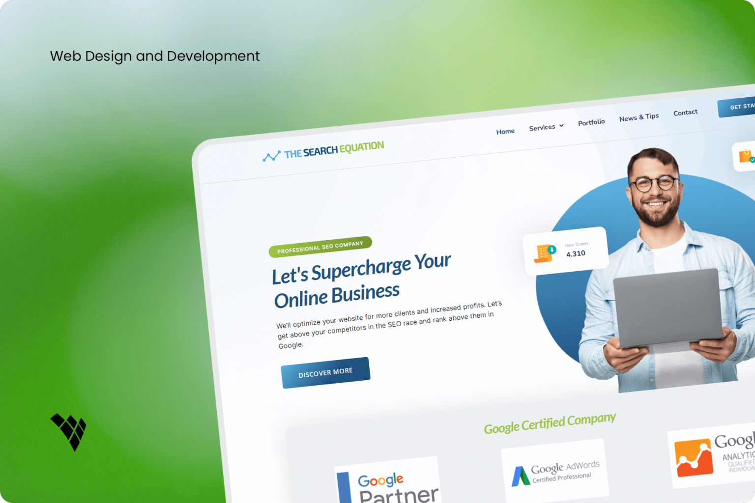 The Search Equation Web design and development | Vqubetech